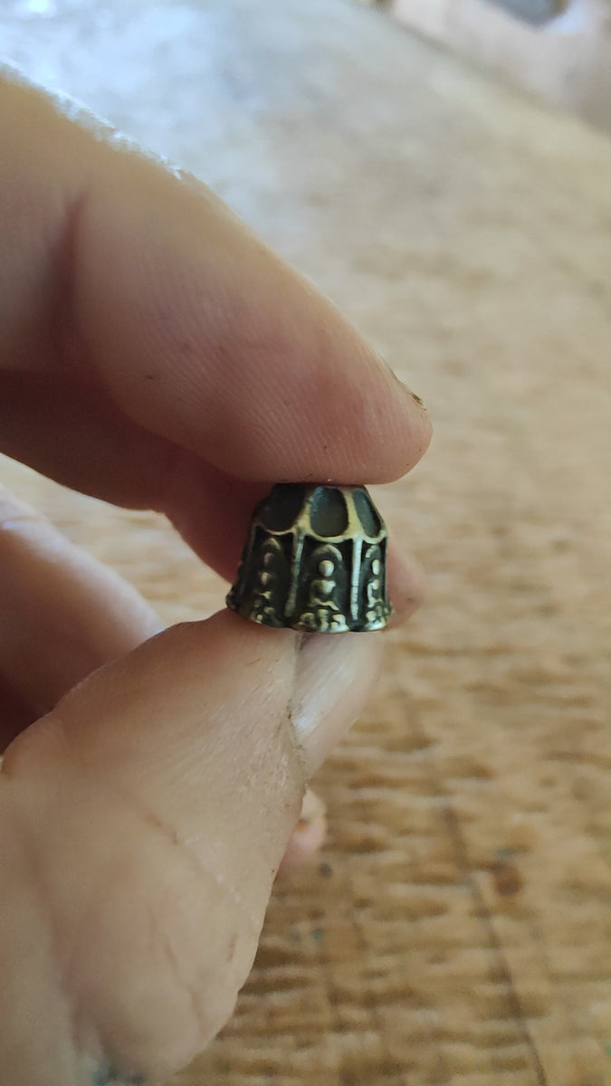 Temple bead – Twisted Roots by Leaf